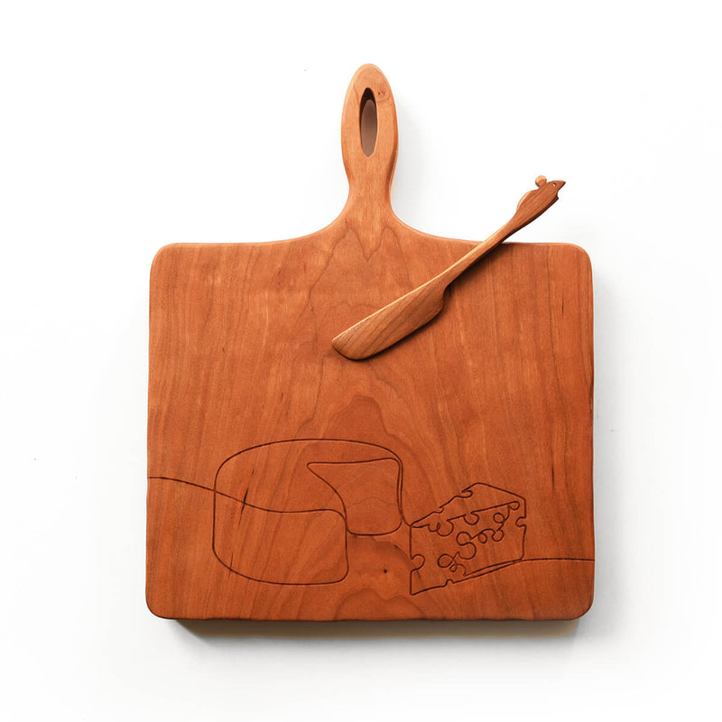 Cheese Board with Handle | Words with Boards - Words with Boards, LLC