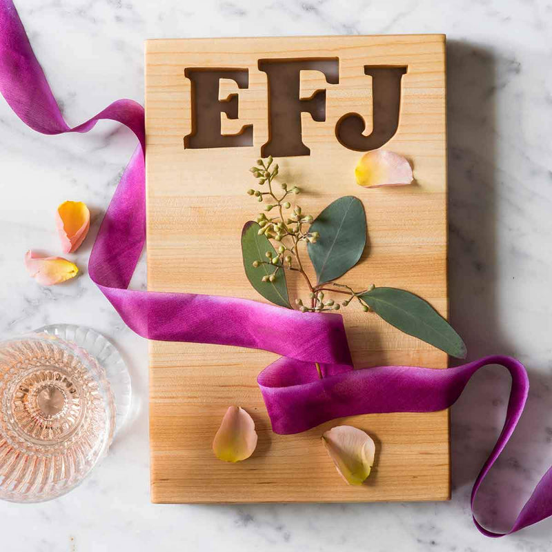 Monogram Cutting Board - Words with Boards, LLC