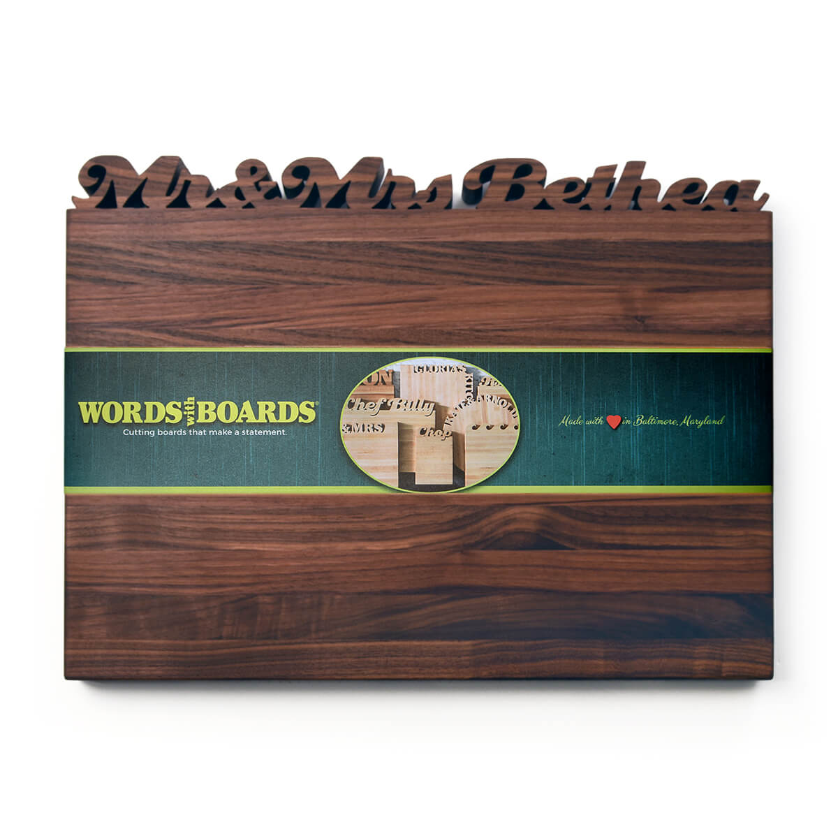 Personalized Cutting Board | Words with Boards - Words with Boards, LLC